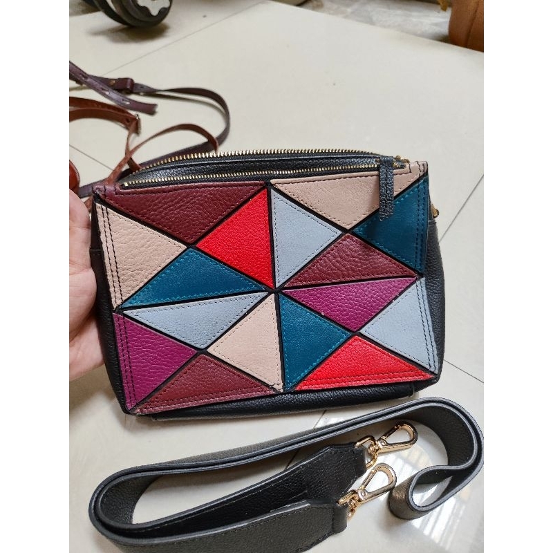 Jual sling bag patchwork by carnelian | Shopee Indonesia