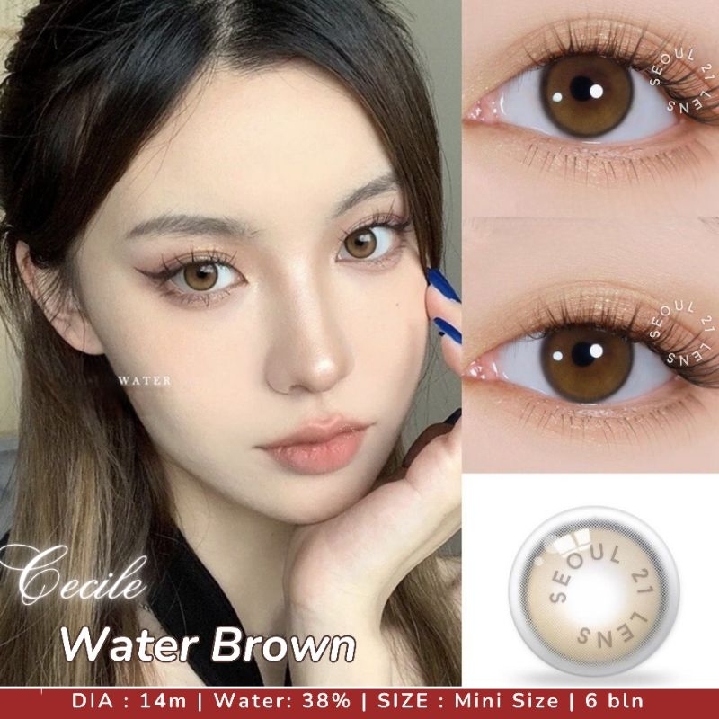 Jual SOFTLENS EOS WATER BROWN DIA.14mm NORMAL MINUS (0.00 s.d -10.00 ...