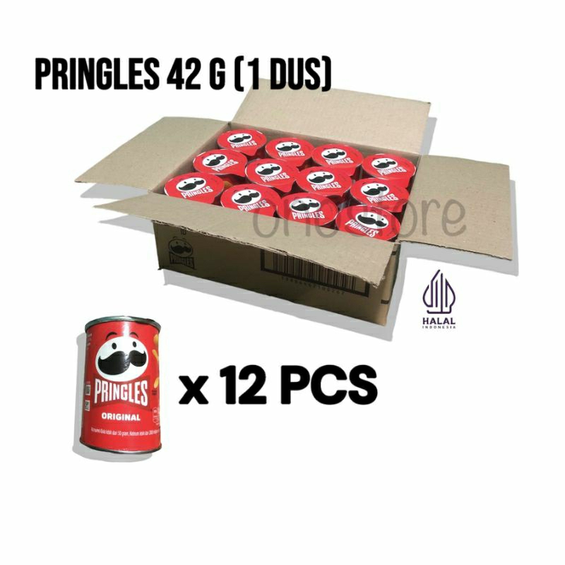 Jual Pringles 42 gram Original 1 Dus isi 12 pcs | Shopee Indonesia