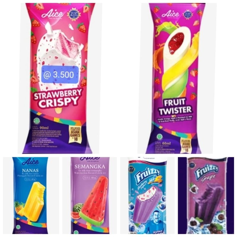 Jual Paket Es Krim AICE " Fruity" (32 pcs) | Shopee Indonesia
