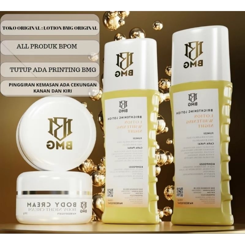 Jual BMG HB Lotion WHITENING (2 lotion mlm+2 biput) | Shopee Indonesia
