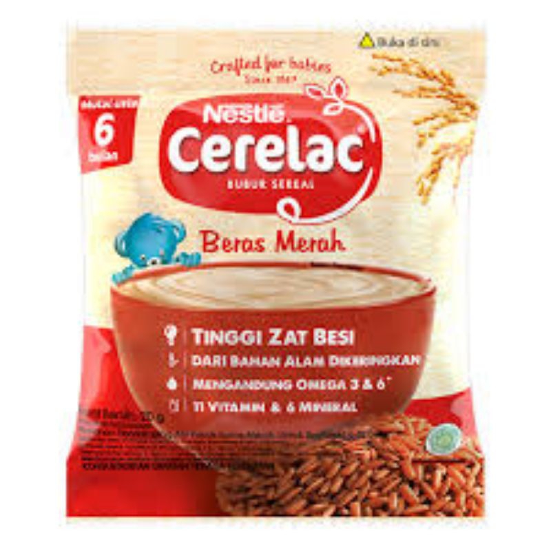 Jual Cerelac Nestle Bubur Cereal Beras Merah 20gr Audi 6bulan+ TERMURAH ...