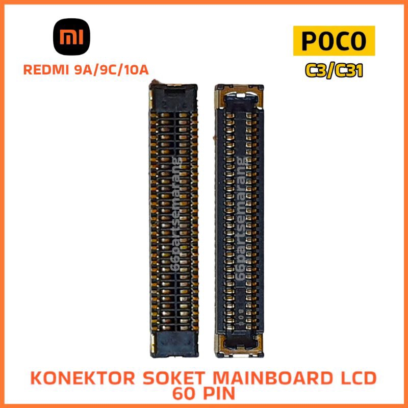 Jual Konektor Lcd Connector Pcb Soket Lcd Xiaomi Redmi 9A / 9C / 10A ...