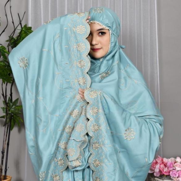 Jual Mukena Grasela Dewasa Exclusive Katun Premium Terbaru Full Bordir ...
