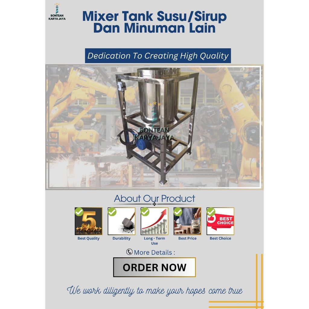 Jual Mesin Mixing Susu - Mixer Sirup dll - Mesin Mixer Minuman | Shopee ...