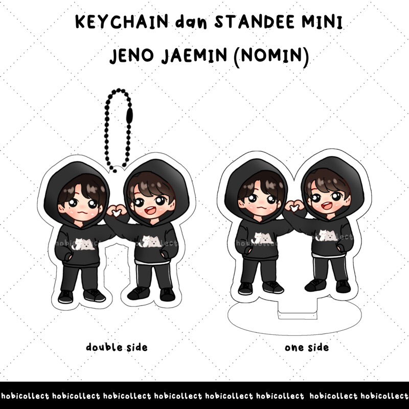 Jual (ready) Keychain dan Standee Love Jeno Jaemin (nomin) (BACA ...