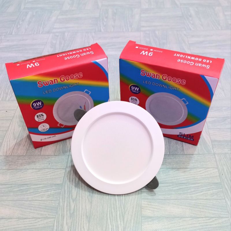 Jual Lampu Led Downlight 9 Watt Warm White Inbow Bulat | Shopee Indonesia