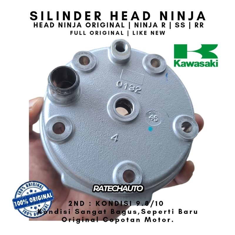 Jual HEAD NINJA R-SS-RR ORIGINAL-SILINDER HEAD NINJA ORIGINAL-DEKSEL ...