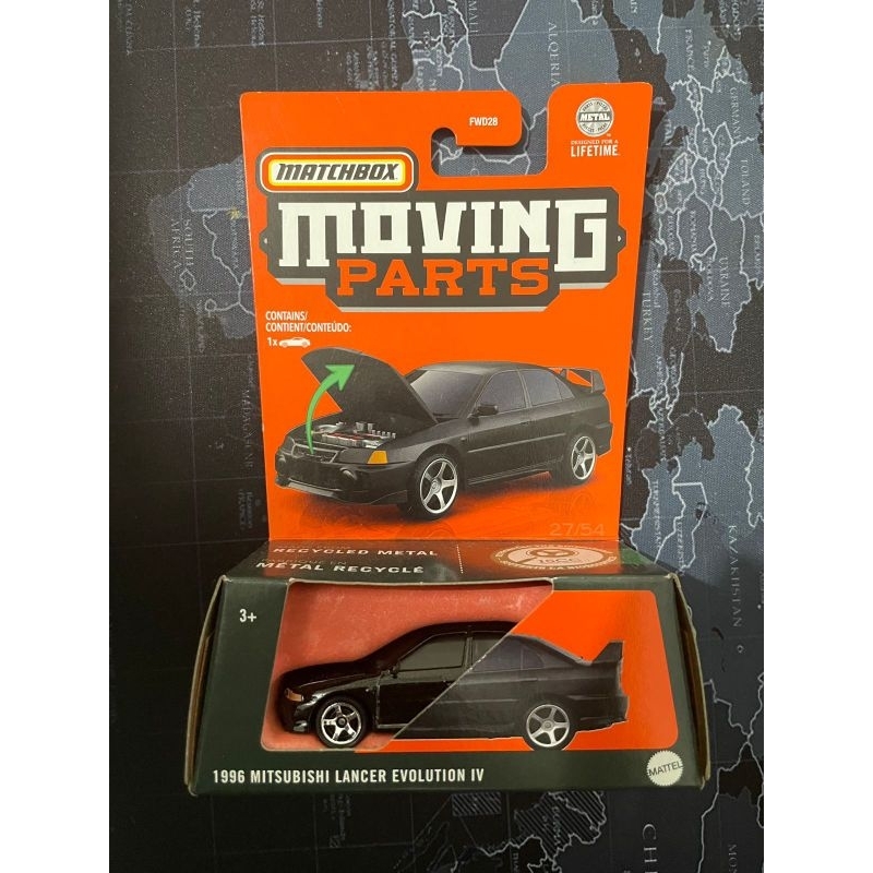 Jual Matchbox 1996 Mitsubishi Lancer Evolution 4/Lamborghini Aventador ...