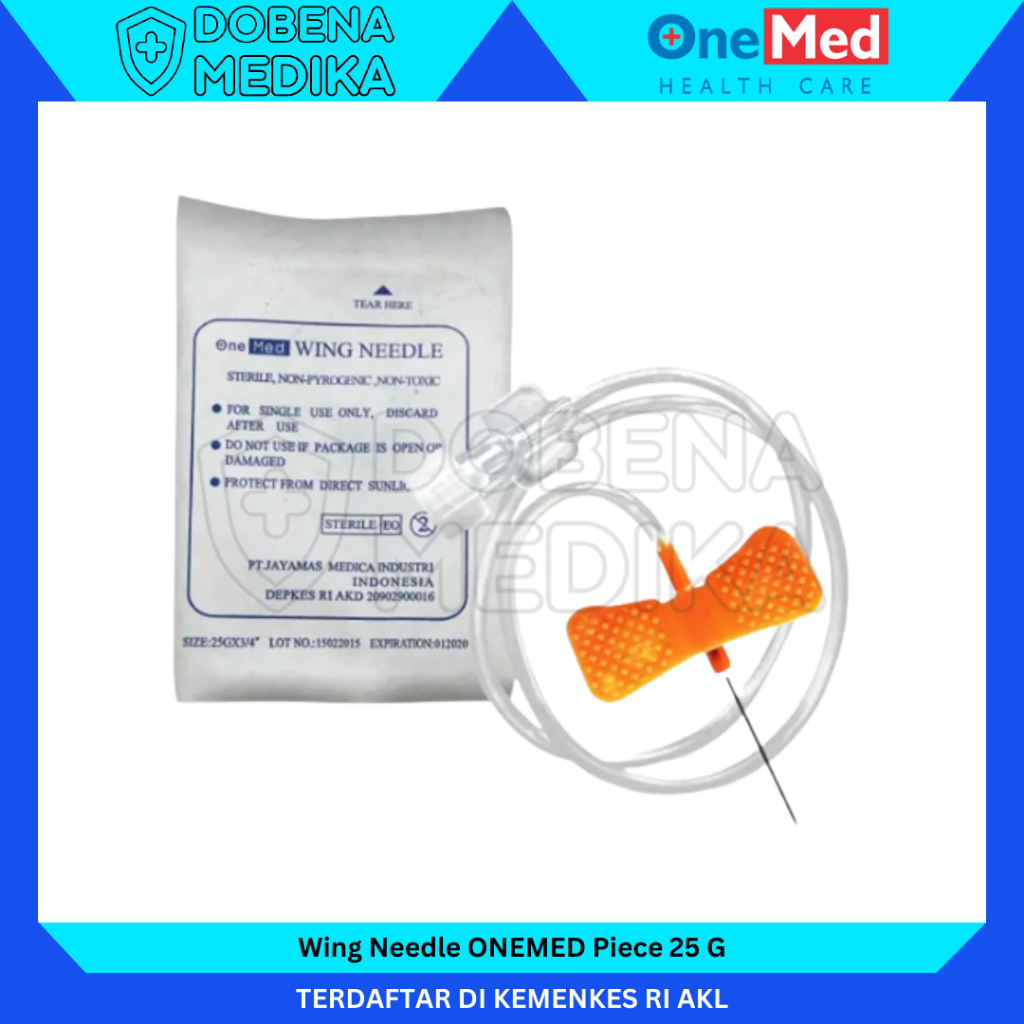 Jual OneMed Wing Needle Set 25 G | Shopee Indonesia