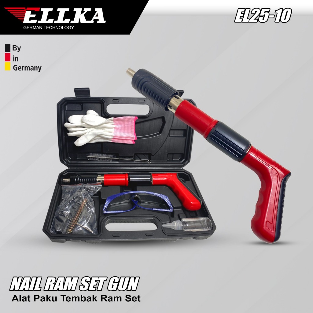 Jual ELLKA Alat Tembak Paku Beton Shot Nail Gun Ramset Gun Pemaku ...