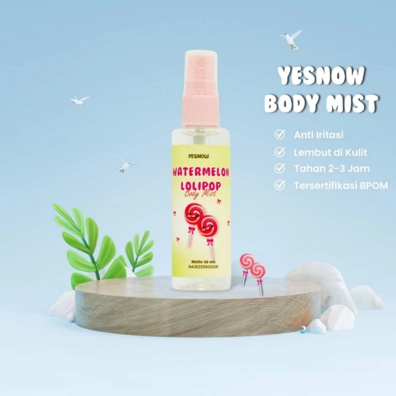 Jual Yesnow Body Mist Watermelon Lollipop 60ml Parfum Perfume Spray ...