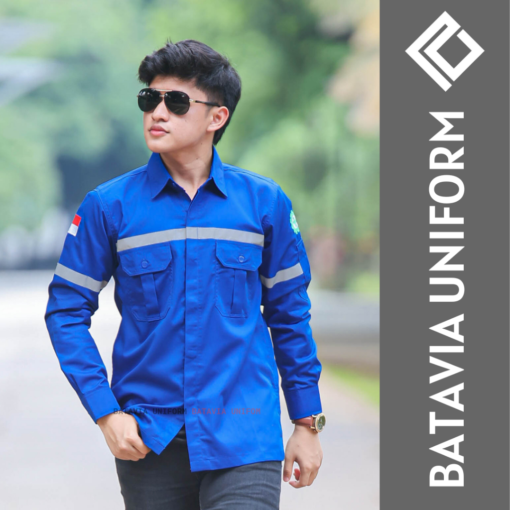Jual Baju Kemeja Wearpack Safety K3 Lengan Panjang Werpack Seragam ...