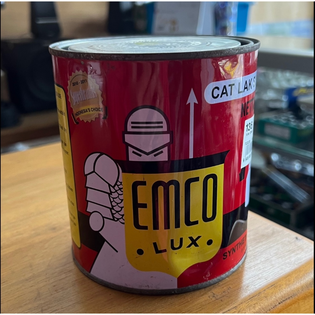 Jual Cat Kayu dan Besi Merk EMCO lux 1 kg | Shopee Indonesia