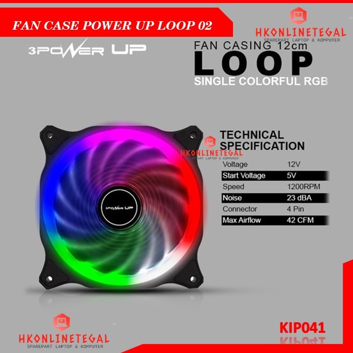 Jual FAN Case RGB 12cm POWER UP LOOP FL-02 | Shopee Indonesia