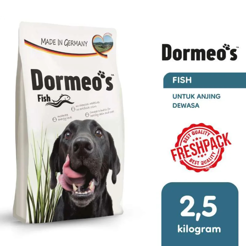 Jual Dormeo's Adult Dog ( Fish ) Dry Dog Food 2.5Kg / Makanan Kering ...