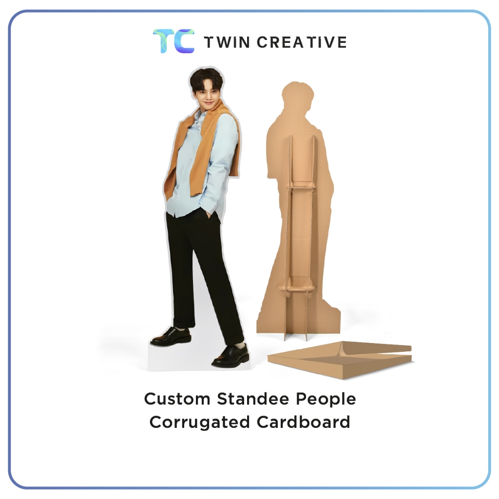 Jual Standee Custom Real Size Human Standee Figure Besar Cetak Standing ...