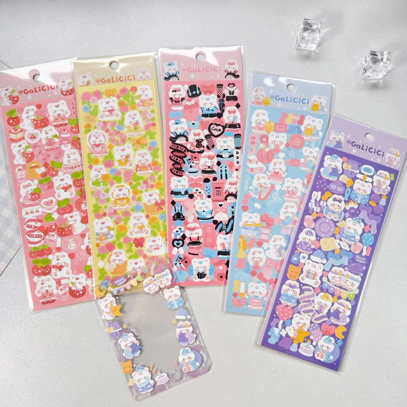 Jual sticker deco korean photocard galicici confetti stiker lucu ...