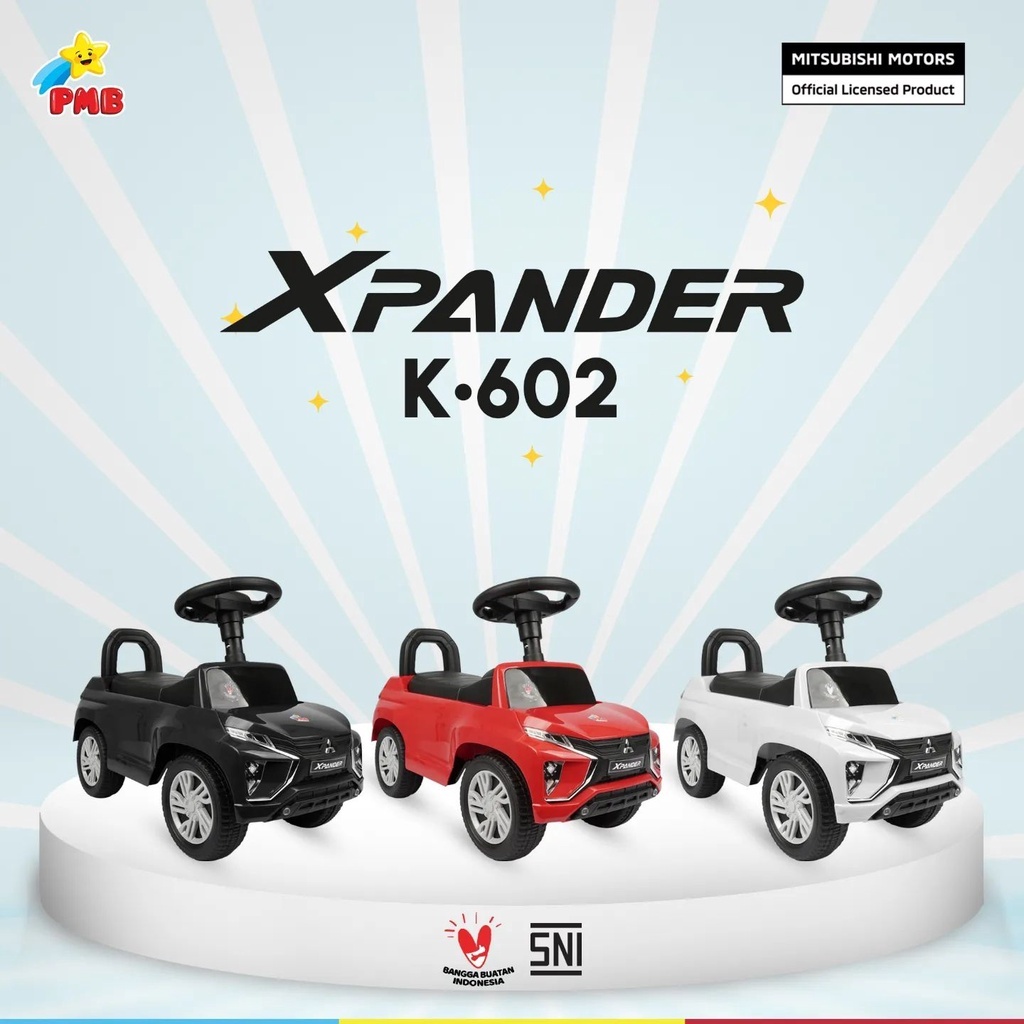 Jual Tolocar PMB Mitsubishi Xpander K602 / Mobilan Kendaraan Anak Lampu Musik | Shopee Indonesia