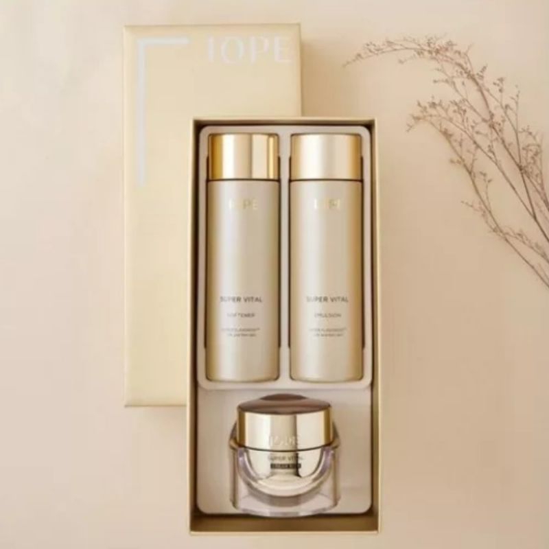 Jual IOPE Super Vital Skin Care Set Luxury korean for anti aging | Shopee Indonesia