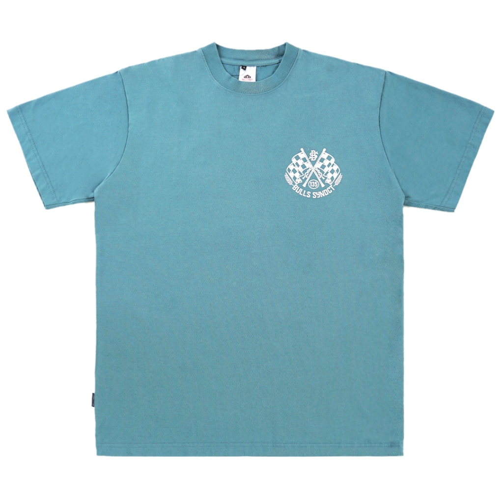 Jual BULLS SYNDICATE T-Shirt Dixon Blue Stone | Shopee Indonesia