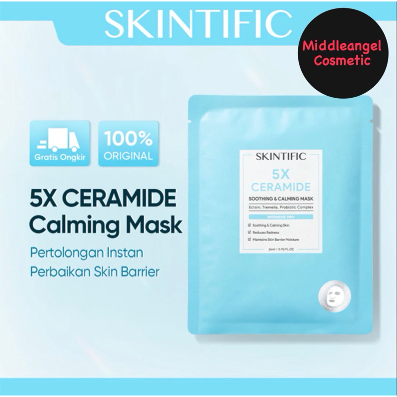 Jual [REUPLOAD]Skintific 5X Ceramide Soothing & ing Mask | Shopee Indonesia