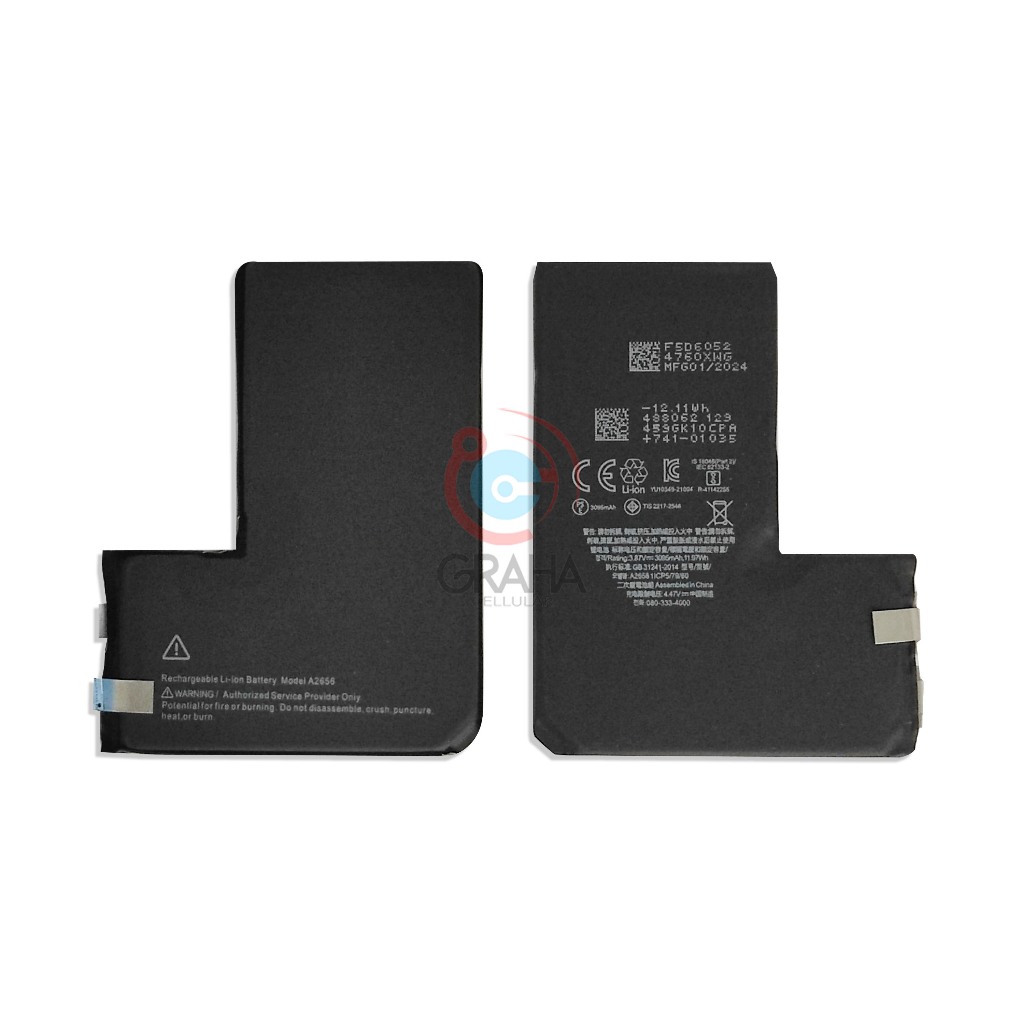 Jual BATERAI / BATTERY / BATRE IP 13 PRO REEHER CELL ONLY | Shopee ...
