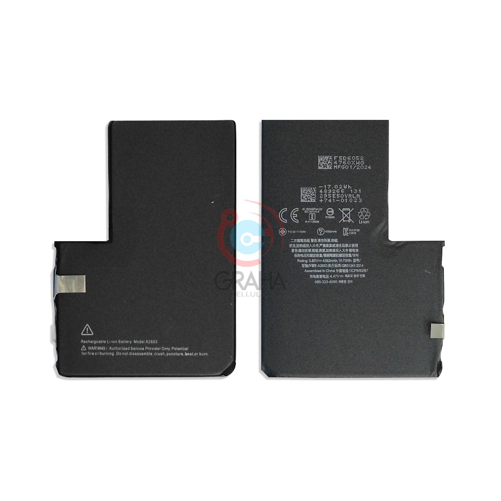 Jual BATERAI / BATTERY / BATRE IP 13 PRO MAX REEHER CELL ONLY | Shopee ...