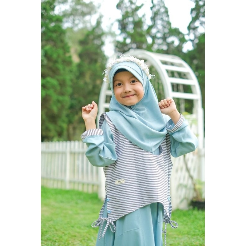 Jual Gamis Anak Rayon Twill HAFSOH Look Two In One 《Usia 2-10 thn》Bahan ...