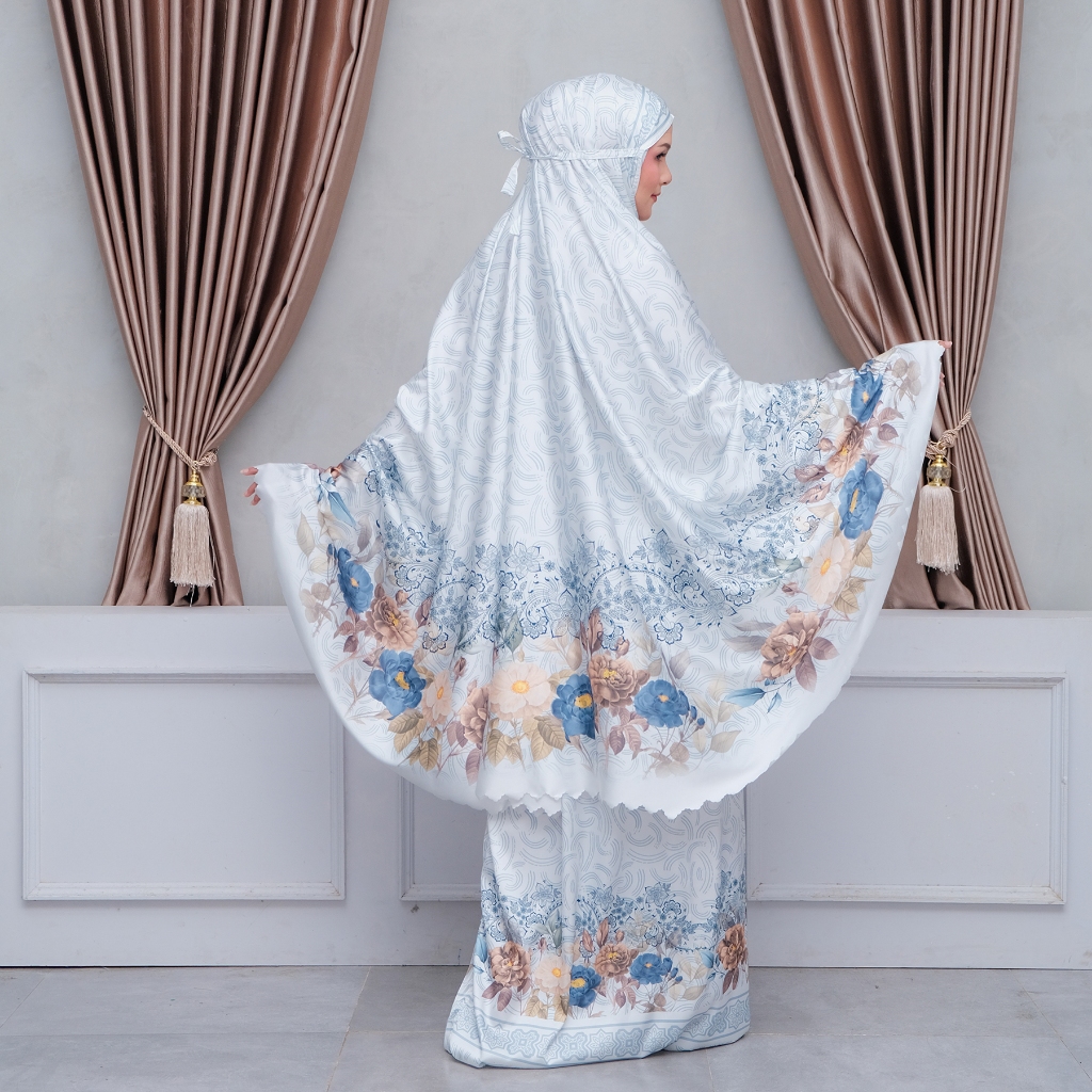 Jual Mukena Traveling Premium Dewasa 2in1 | Mukena Sutra Fanel silk ...