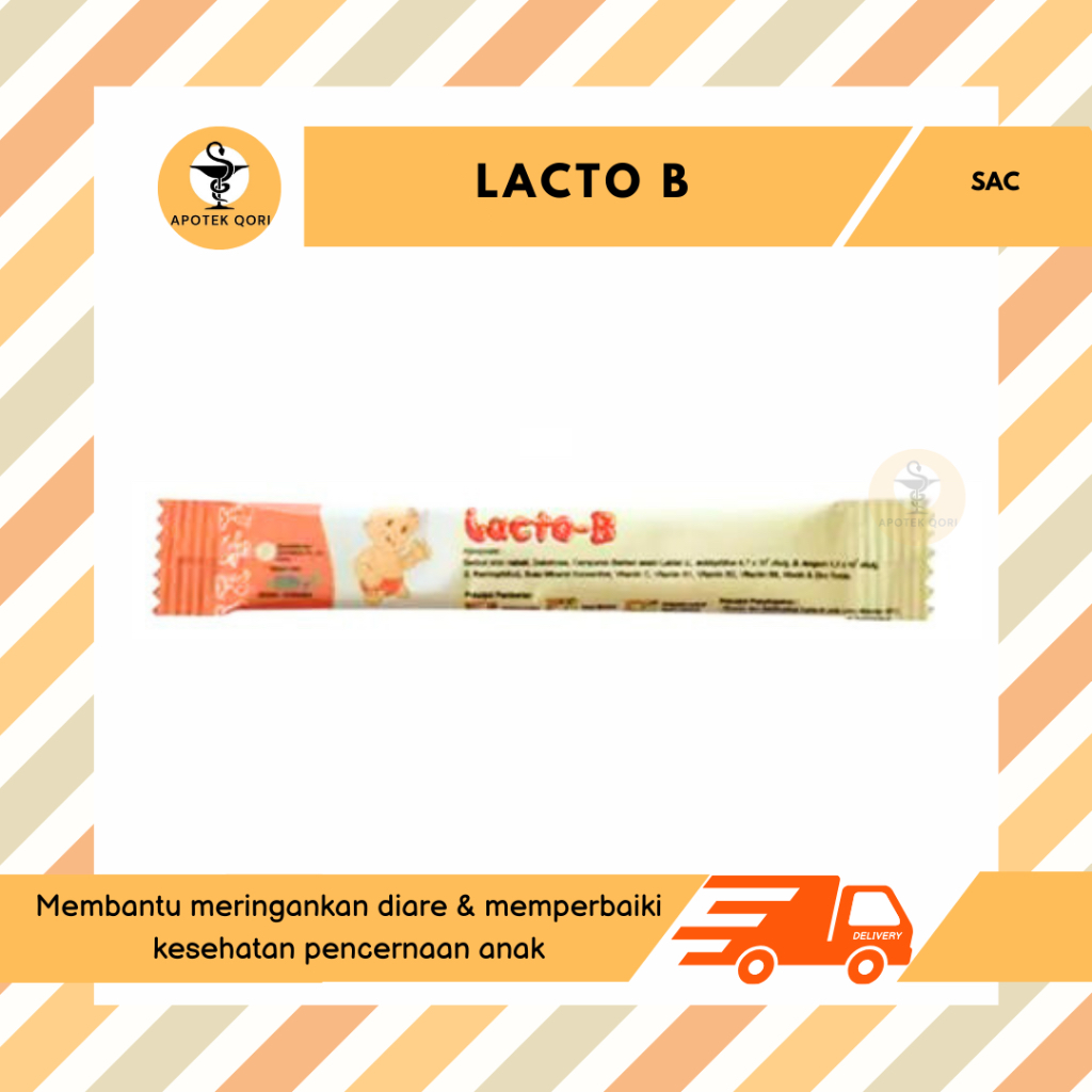 Jual LACTO B SACHET/OBAT DIARE BAYI & ANAK/SUPLEMEN PROBIOTIK ...