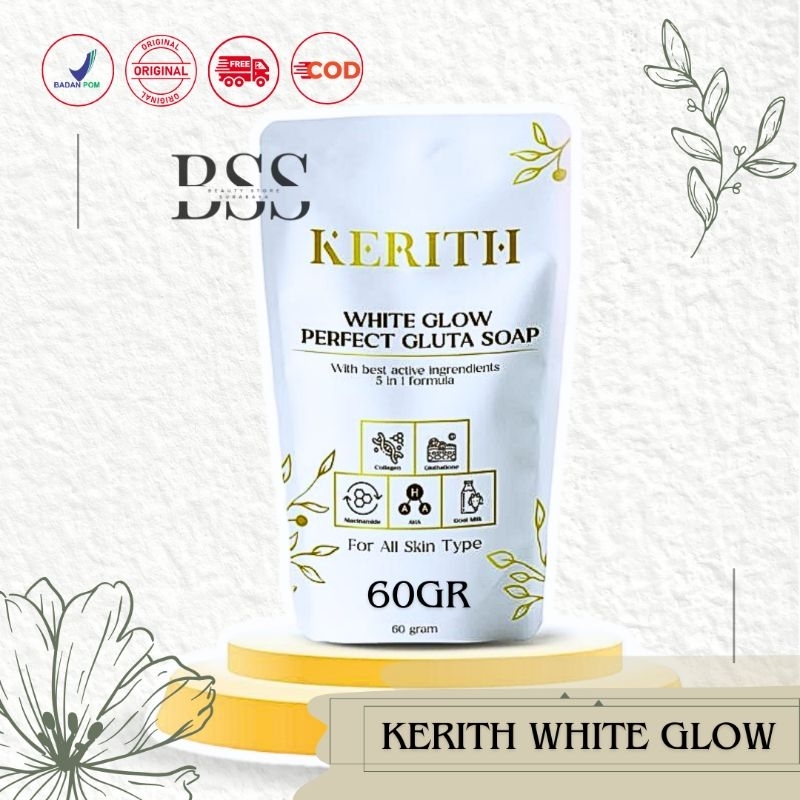 Jual KERITH WHITE GLOW PERFECT GLUTA SOAP SABUN KERITH ORIGINAL BPOM ...