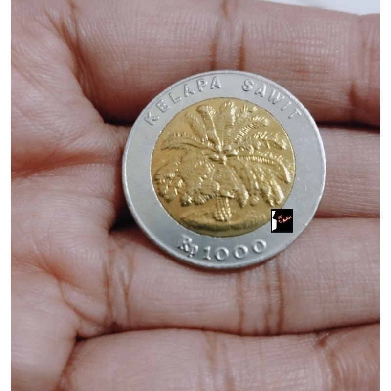 Jual duit koin kuno asli indonesia 1000 rupiah kelapa swit tahun 93,94 ...