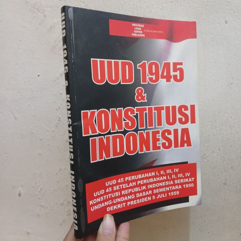 Jual Ori- UUD 1945 & Konstitusi Indonesia,UUD 45 Perubahan I,II,III,IV ...