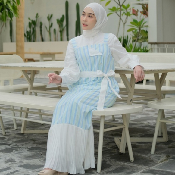 Jual TUNIQUE | Raya Series – Meera | Overall Wanita Muslim Baju Lebaran Terbaru Cantik Motif ...