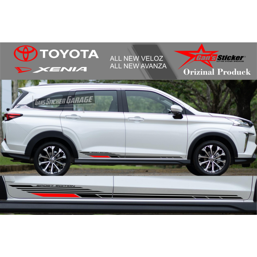 Jual sticker all new avanza 2022 2023 2024 all new veloz 2022 2023 2024 ...