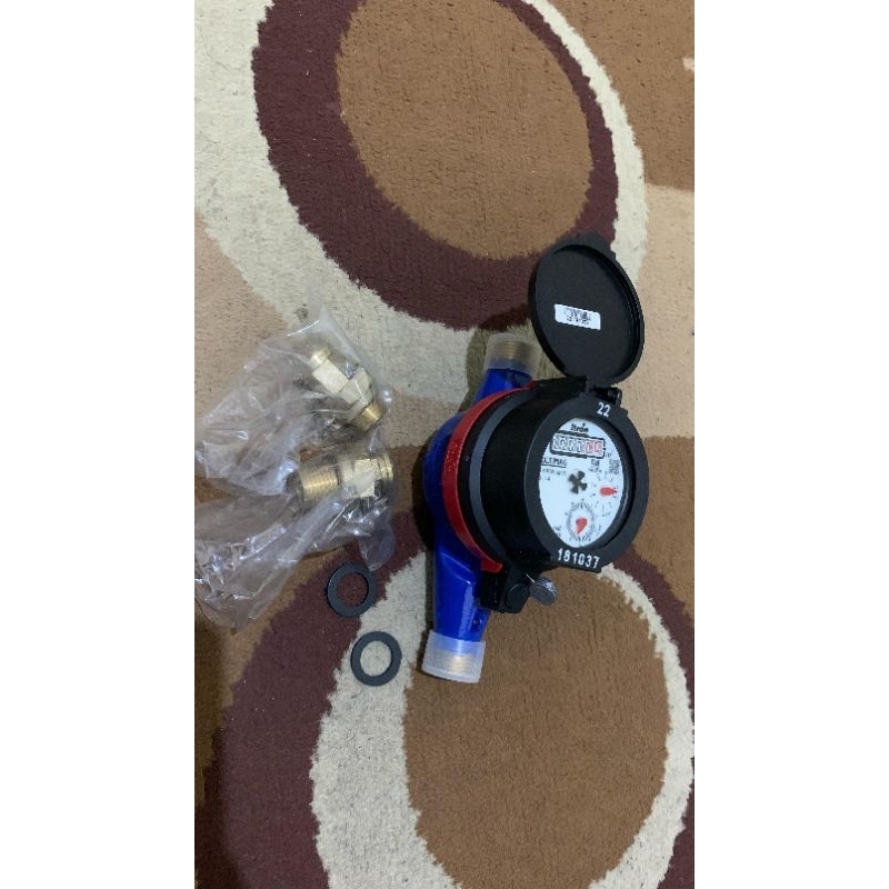 Jual Water Meter Itron 1/2 inch Multimag Kuningan Brass | Shopee Indonesia
