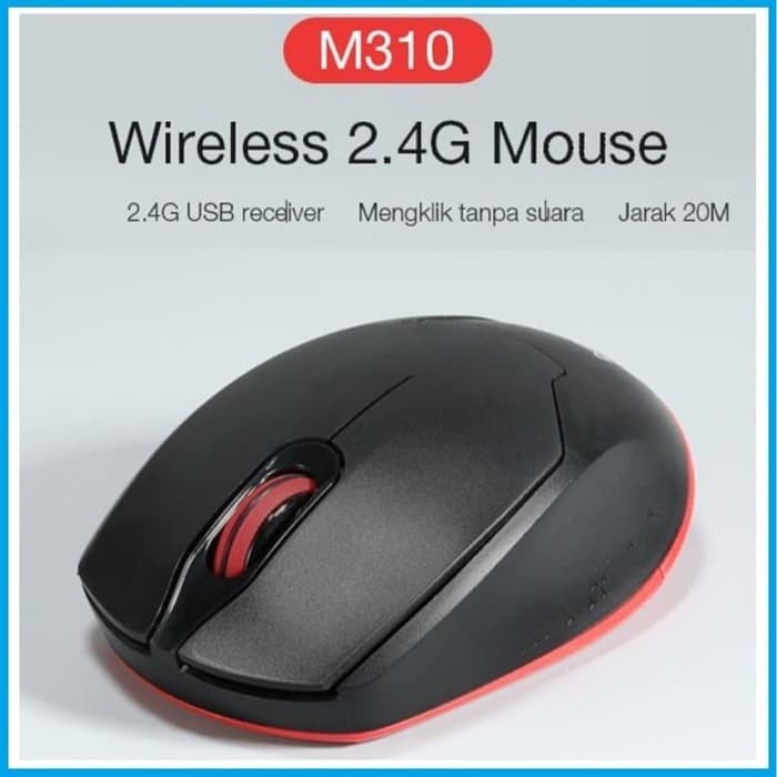 Jual Robot Wireless Mouse/ Bluetooth Mouse M310 Black | Shopee Indonesia