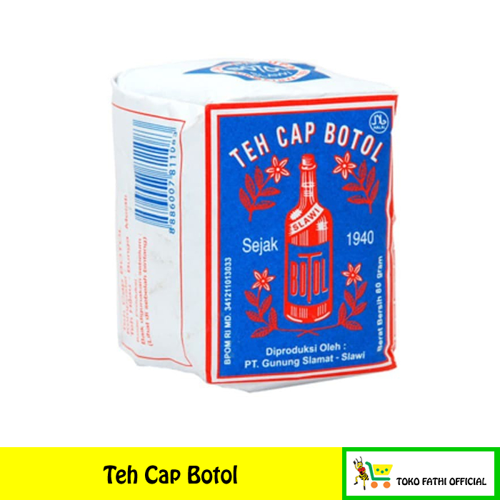 Jual Teh Tubruk Cap Botol Biru Asli Slawi 40 gram | Shopee Indonesia
