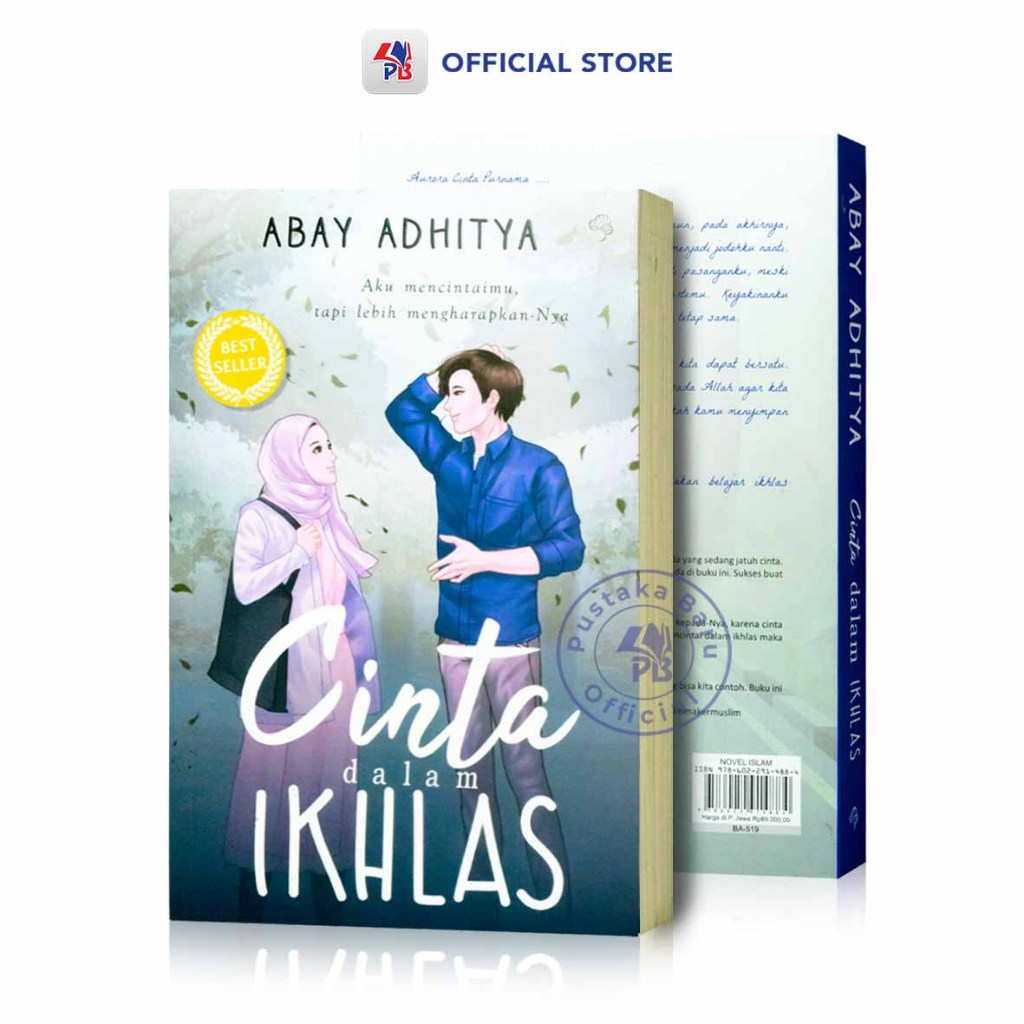 Jual Buku Novel Cinta Dalam Ikhlas Pit Sansi Abay Adhitya Softcover ...