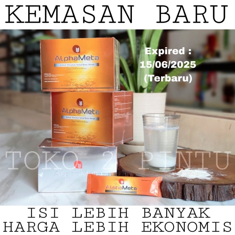 Jual Alphameta Alpha Meta Sachet Original Brown Rice | Shopee Indonesia