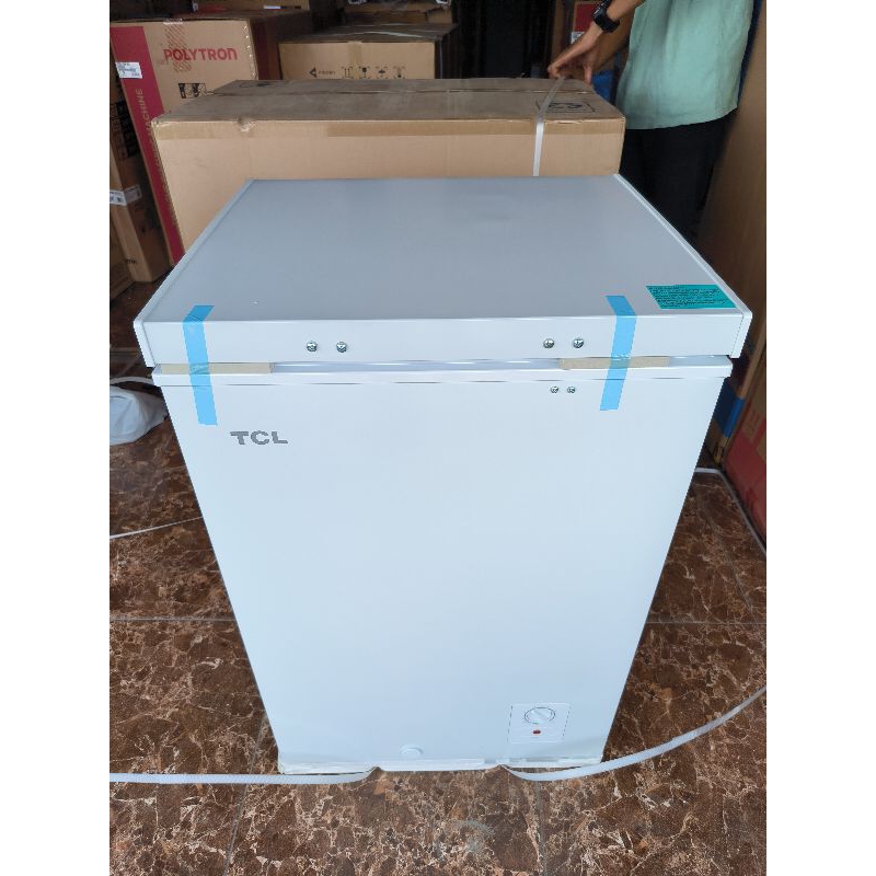 Jual boks chest freezer TCL 100 liter bergaransi resmi | Shopee Indonesia