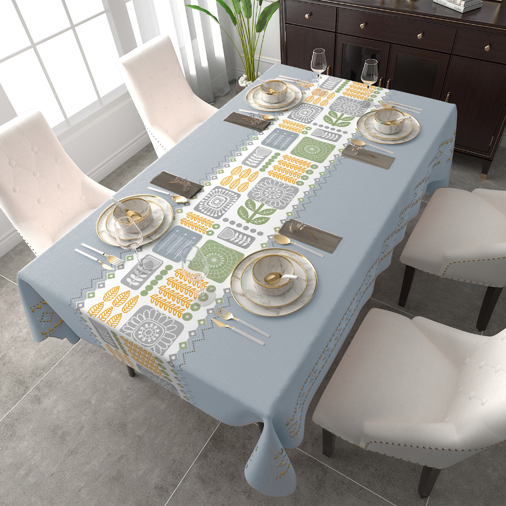 Jual Taplak Meja Modern Anti Air bahan Peva 137Cm X 183Cm List | Shopee ...