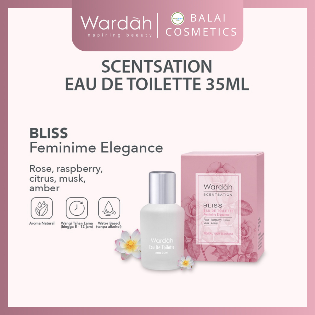 Jual Wardah Scentsation Eau De Toilette 35 ml - Parfum Wanita | Shopee ...