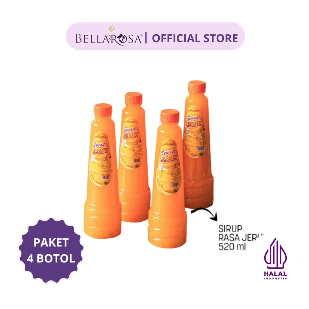 Jual BELLAROSA Sirup Minuman Segar Kekinian Syrup Squash Rasa Buah ...