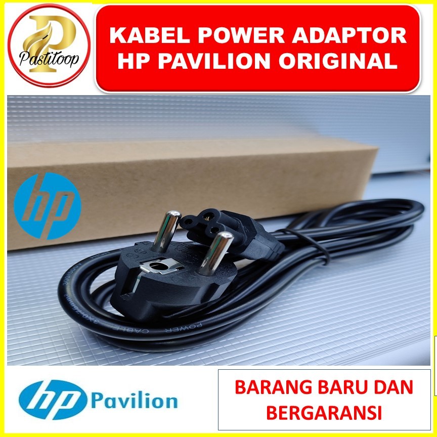 Jual Kabel power adaptor laptop hp pavilion gaming 3 lubang original ...