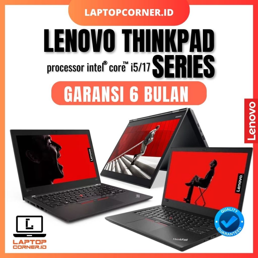 Jual Laptop Lenovo Thinkpad Core i5 / i7 RAM 8GB SSD 256GB Murah Bergaransi Original | Shopee ...