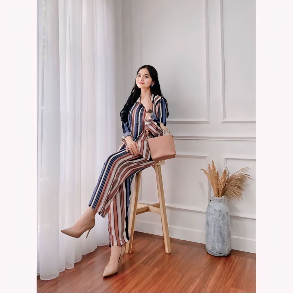 Jual One Set Piyama Setelan Rayon Pajamas Viscose Motif Terbaru Wanita ...