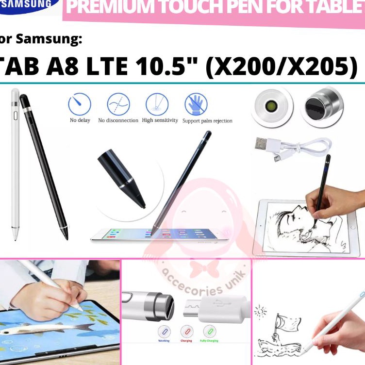 Jual ART K54R Stylus Pen Samsung Galaxy Tab A8 LTE 15 Inch X2 X25 Spen Pencil Fine | Shopee ...