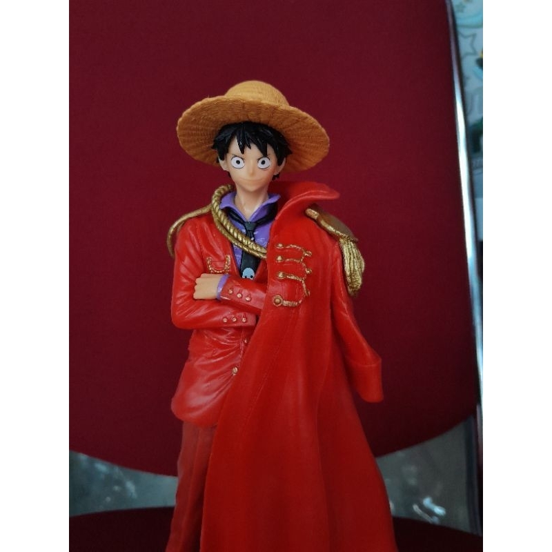 Jual Action Figure One Piece Luffy Jubah Merah | Shopee Indonesia